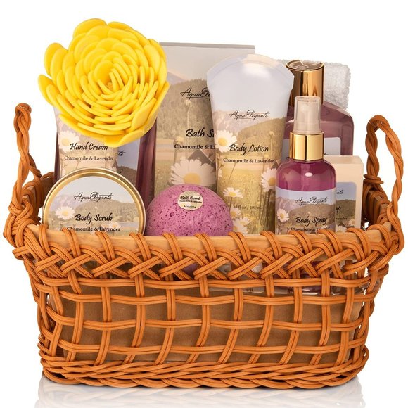 Aqua Elegante | Bath & Body | Aqua Elegante Spa Bath Kit Basket Women ...